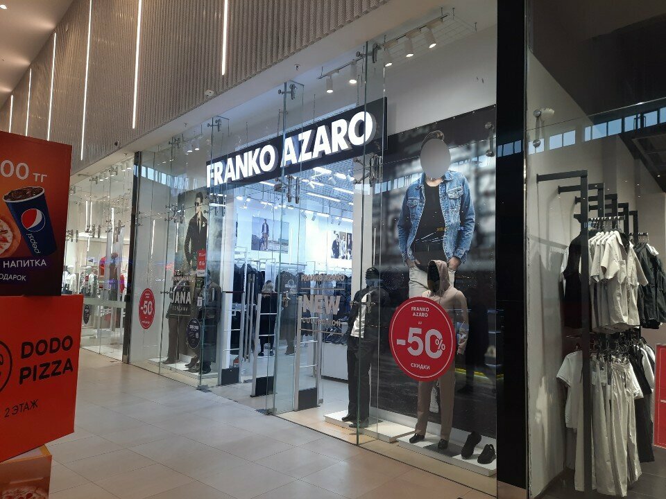 Giyim mağazası Franko Azaro, Çimkent (Şımkent), foto