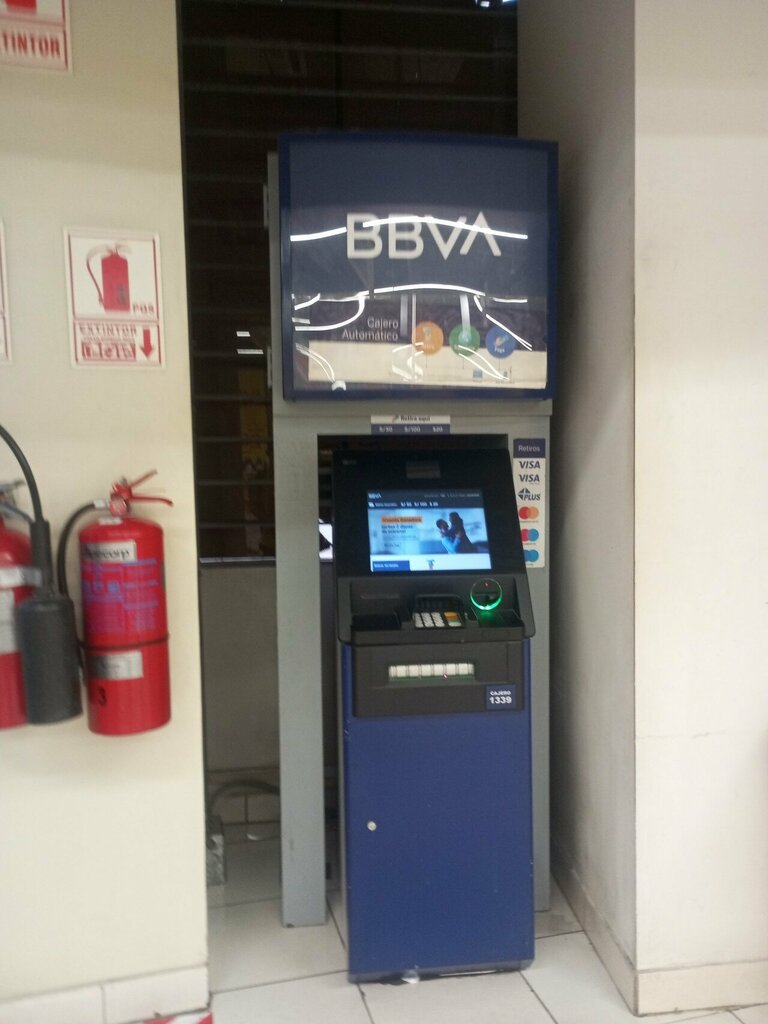 ATM'ler Cash Bbva Continental, Lima, foto