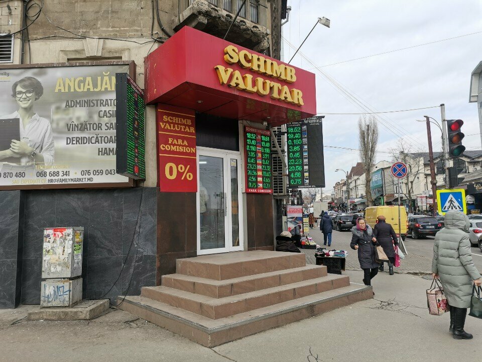 Döviz büroları Schimb Valutar, Kişinev, foto
