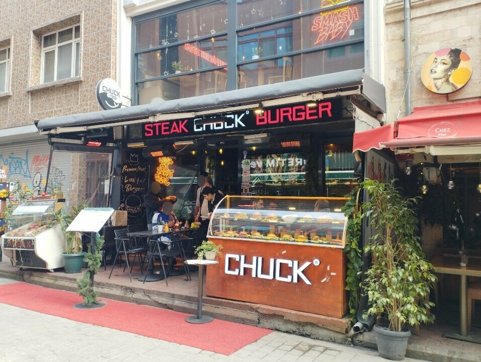 Fast food Chuck Burger, İstanbul, foto