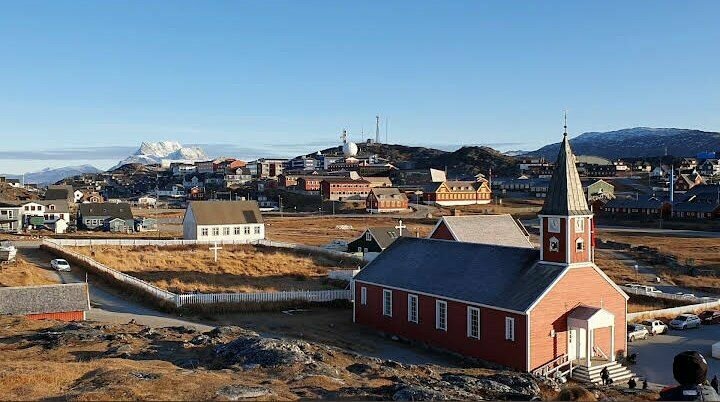 Protestan kilisesi Hans Egede, Nuuk, foto