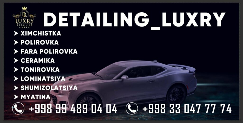 Detaylı oto bakımı Detailing_Luxry, Taşkent, foto