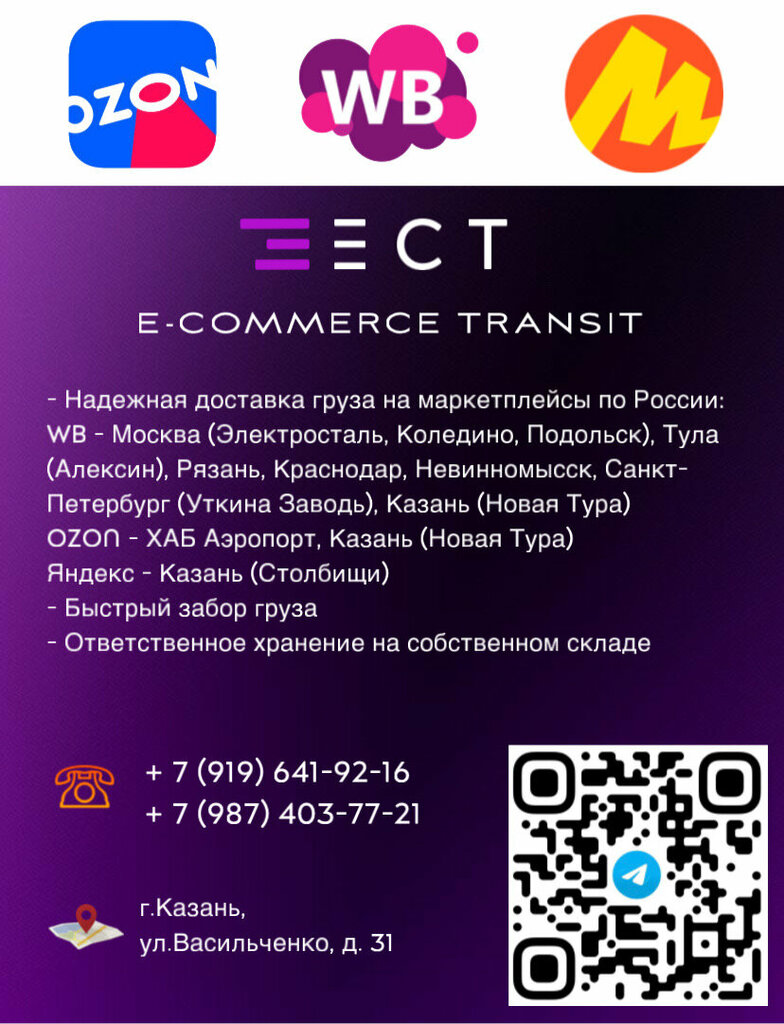 Lojistik firmaları E Commerce Transit, Kazan, foto