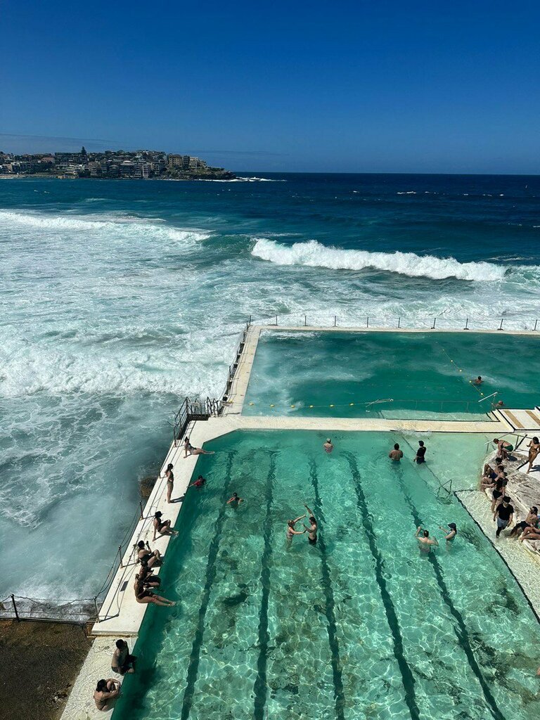 Yüzme havuzları Bondi Icebergs Olympic Pool, Sidney, foto