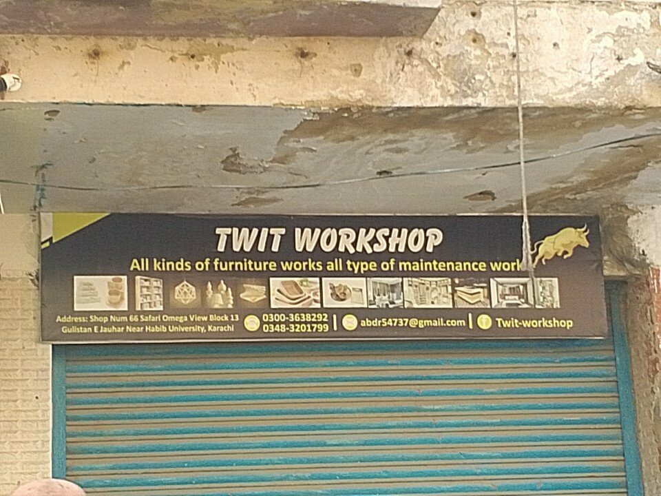 Mobilya mağazaları Twit Workshop, Karaçi, foto