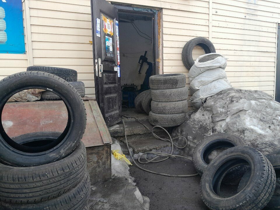 Oto lastik tamiri Tire service, Astana, foto