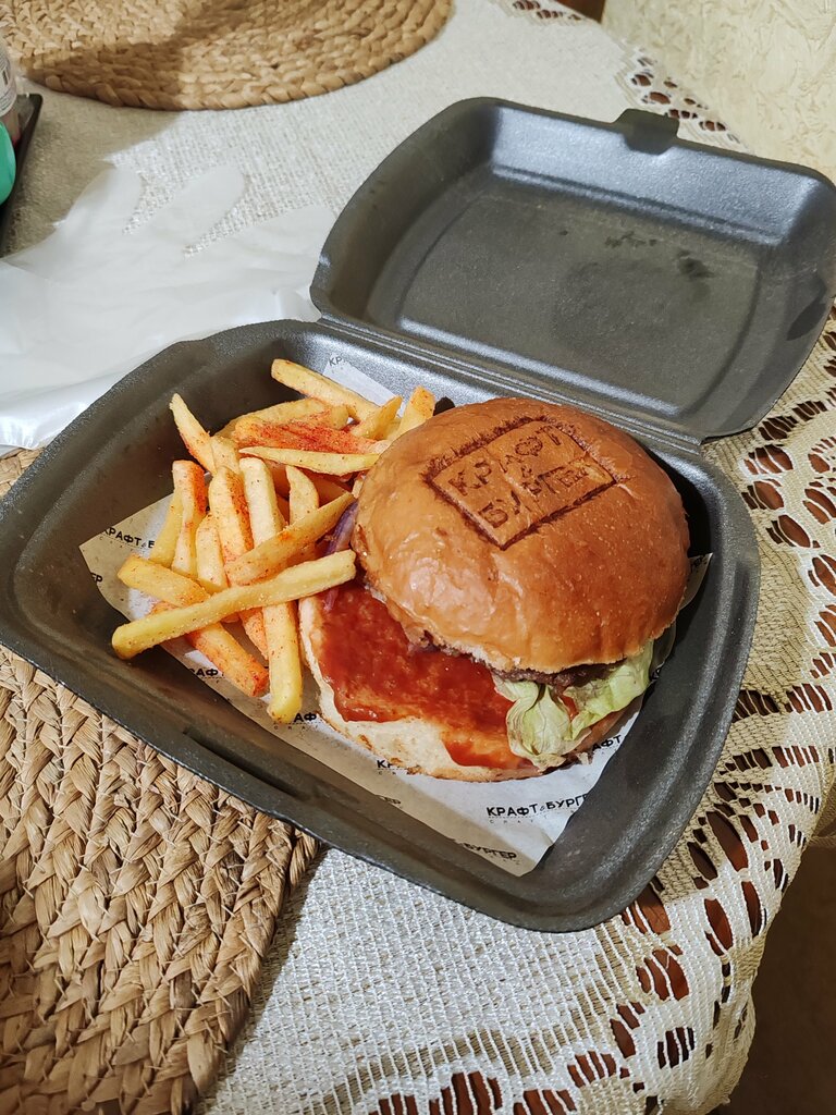 Fast food Крафт бургер, Habarovsk, foto