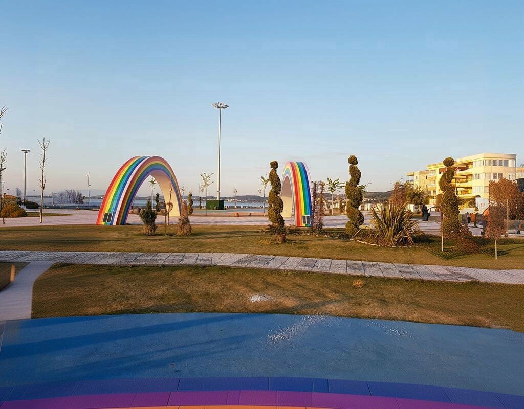 Kültür ve eğlence parkları Hatice Aşık Binali Parkı, Aliağa, foto