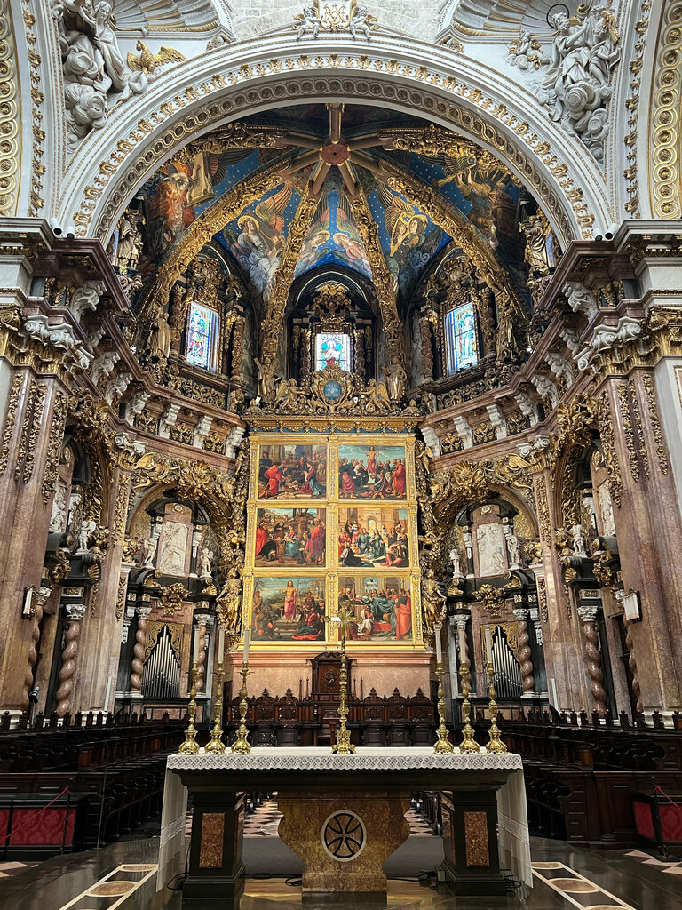Katolik kiliseleri La Catedral de La Virgen, Valensiya, foto