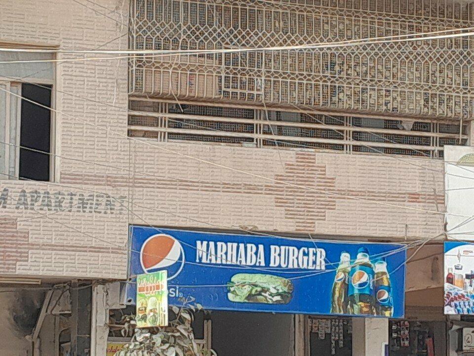Fast food Marhaba burger, Karaçi, foto
