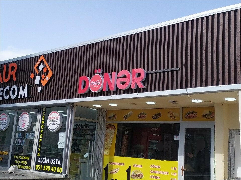 Fast food Doner, Bakü, foto