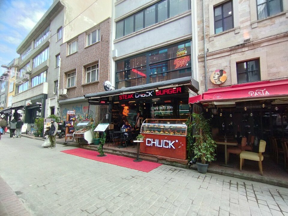 Fast food Chuck Burger, İstanbul, foto