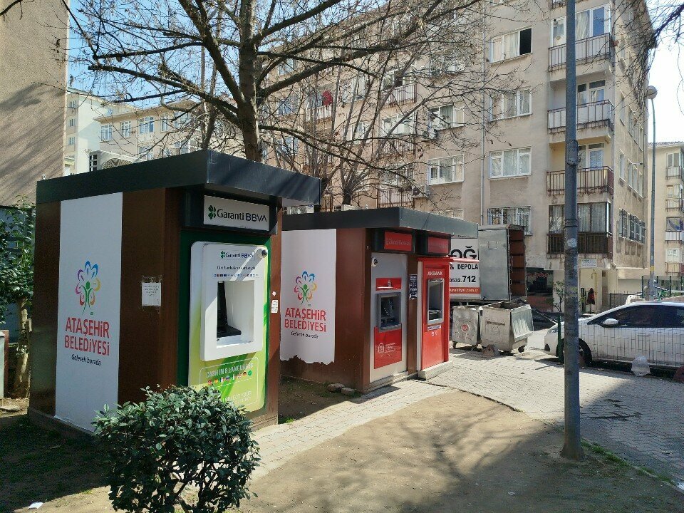 ATM'ler Garanti BBVA ATM, İstanbul, foto