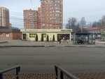 Площадь (Tekstilnaya ulitsa No:1), toplu taşıma durağı  Lobnia'dan