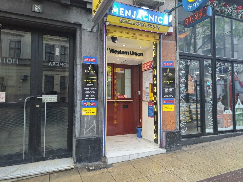 Döviz büroları Evrofax, Belgrad, foto