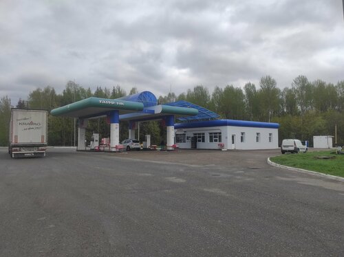 Benzin istasyonu Taif-NK, Tataristan, foto