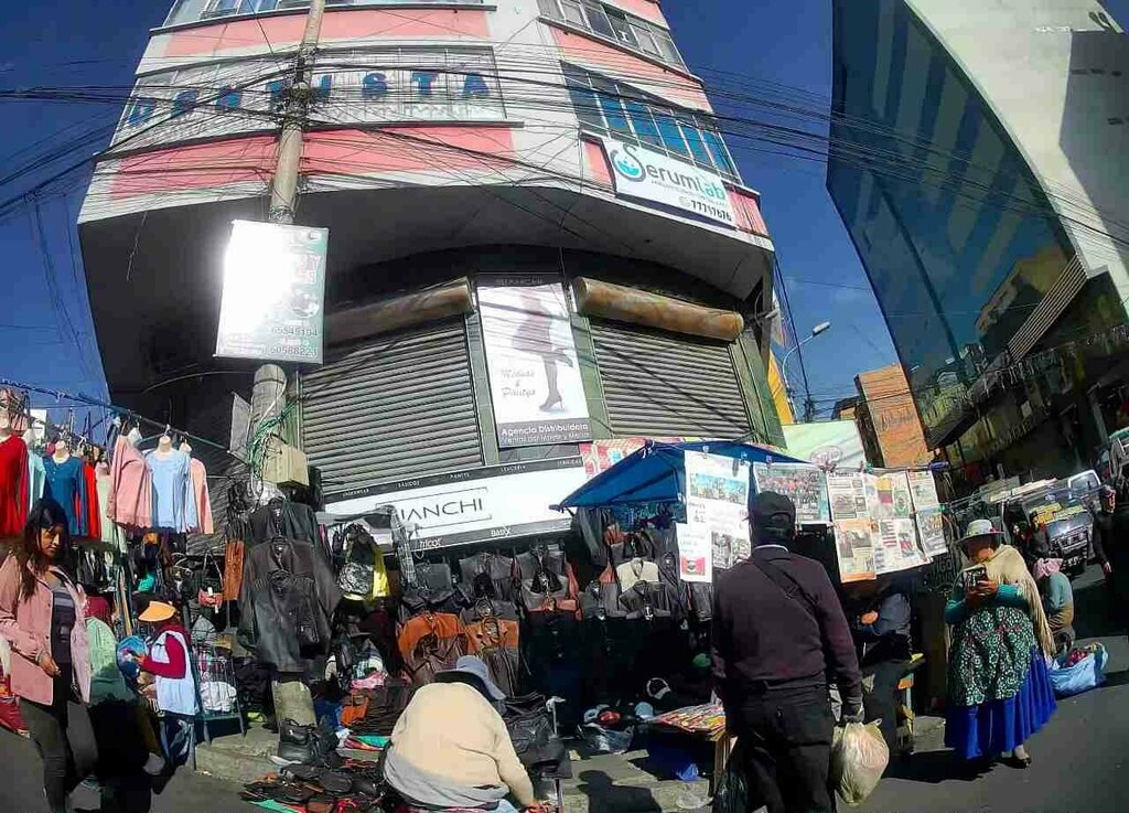 Mini-market Market Post, La Paz, foto