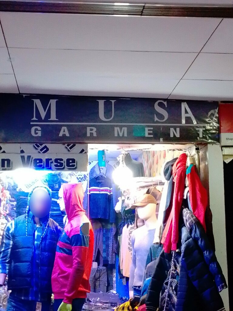 Dış giyim mağazası Musa garments, Karaçi, foto