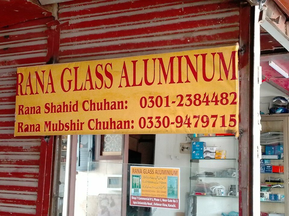 Cam ve cam ürün üreticisi Rana, Karaçi, foto