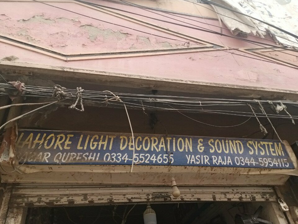 Lamba ve avize mağazaları Lahore light decoration and sound system, Rawalpindi, foto
