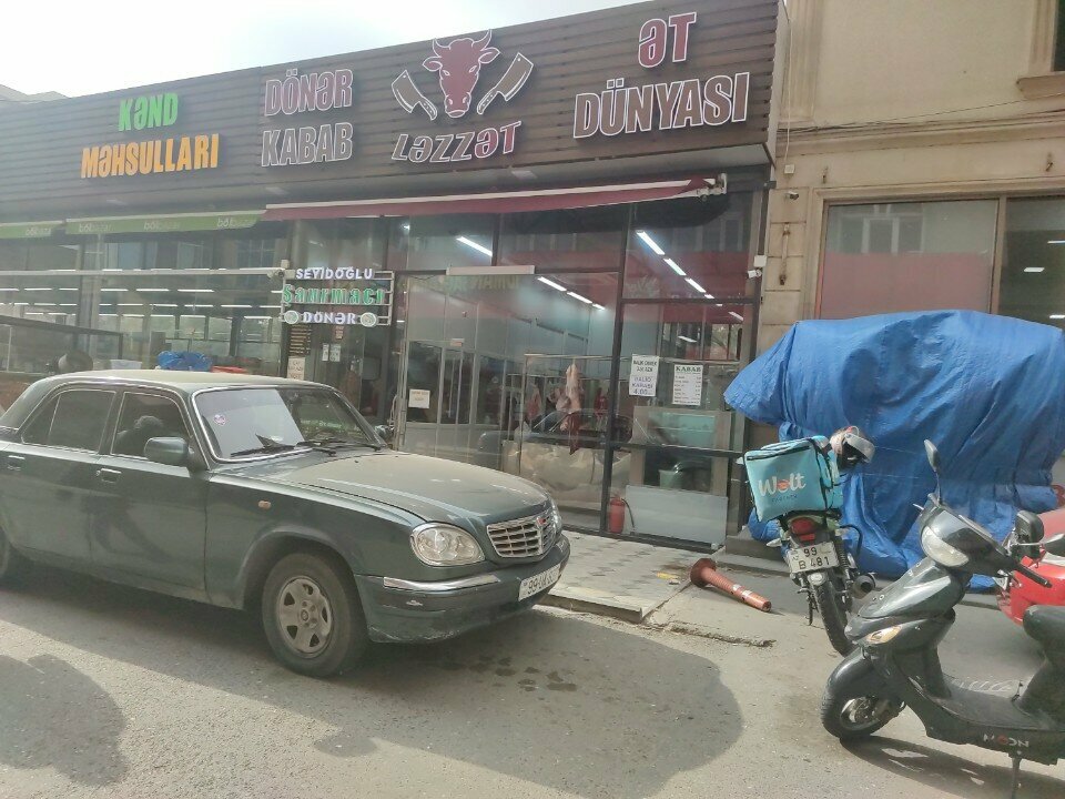 Kasap, şarküteri Butcher, Bakü, foto