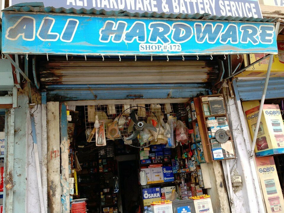 Yapı mağazası Ali hardware, Karaçi, foto