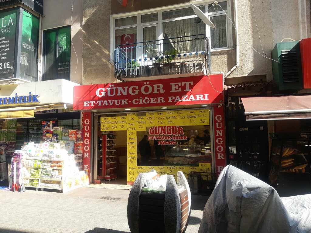 Kasap, şarküteri Güngör Et Tavuk Ciğer Pazarı, İstanbul, foto