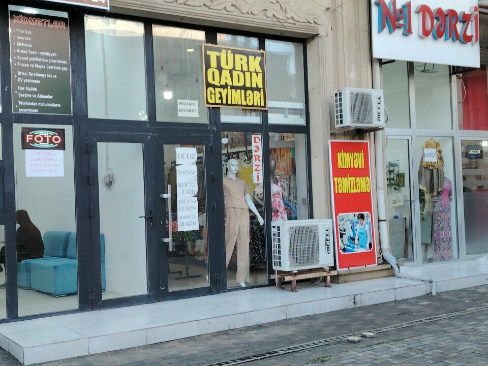 Kıyafet tamiri Dərzi, Bakü, foto
