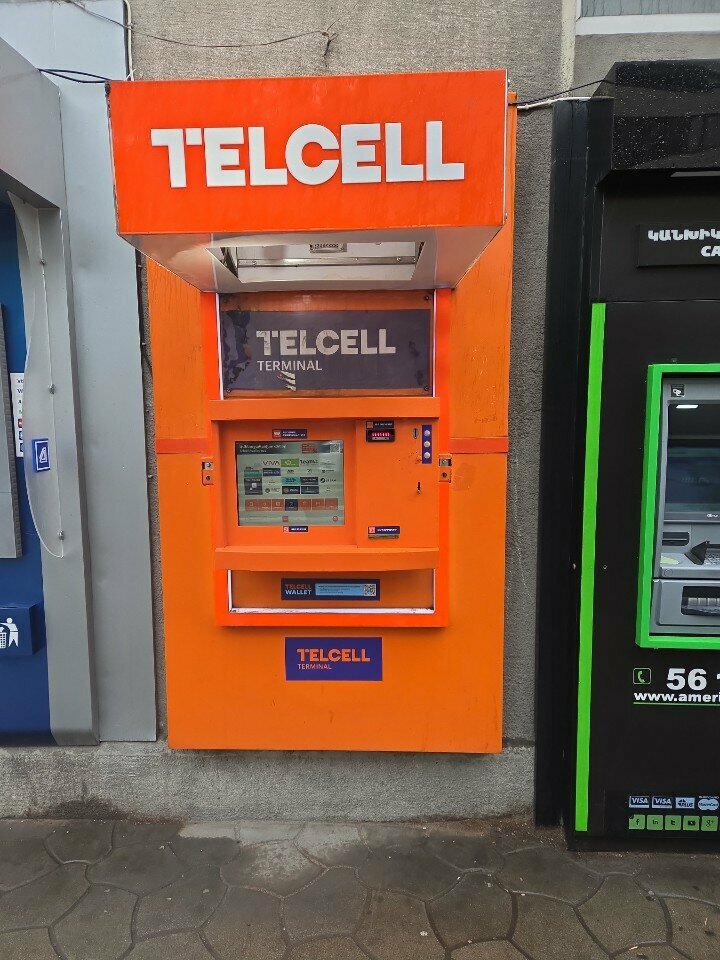 Ödeme terminali Telcell, Erivan, foto