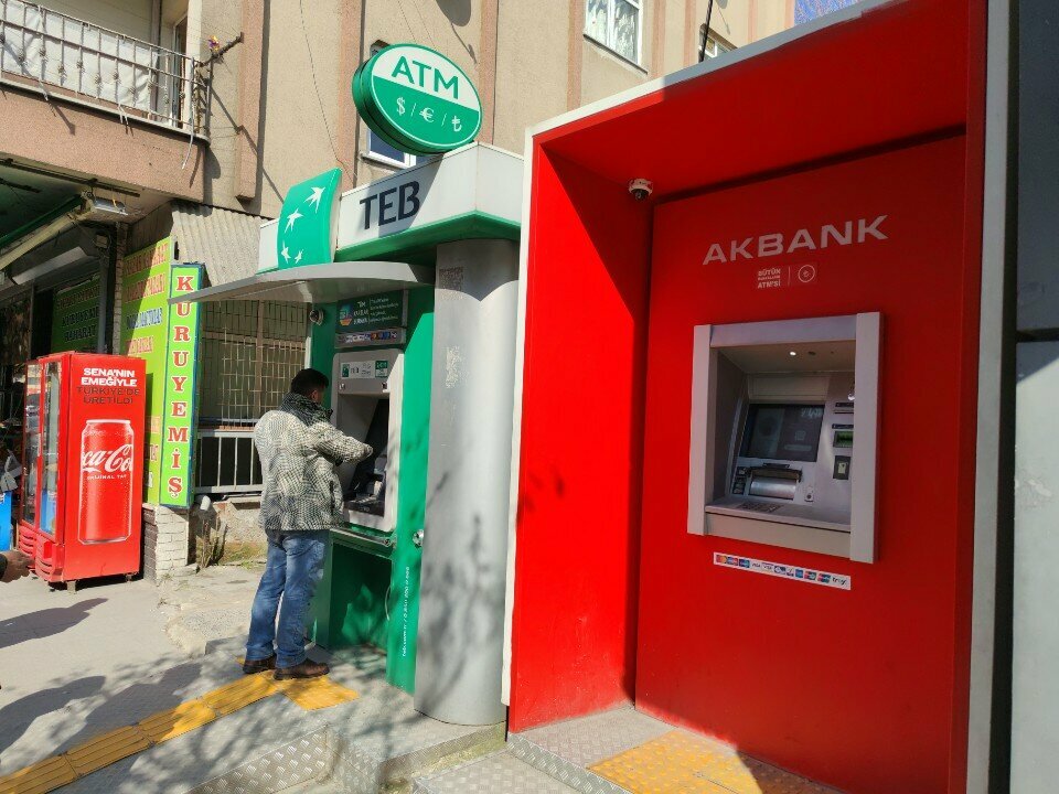 ATM'ler Akbank, İstanbul, foto