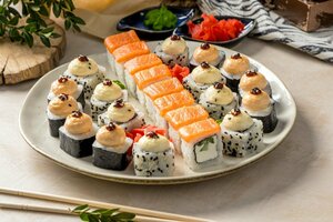 Sushi Moji (ulitsa Lenina No:28, selo Tyulyachi), suşi restoranı  Tataristan'dan