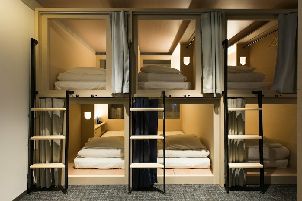 Pansiyonlar, hosteller Unplan Shinjuku, Tokyo, foto