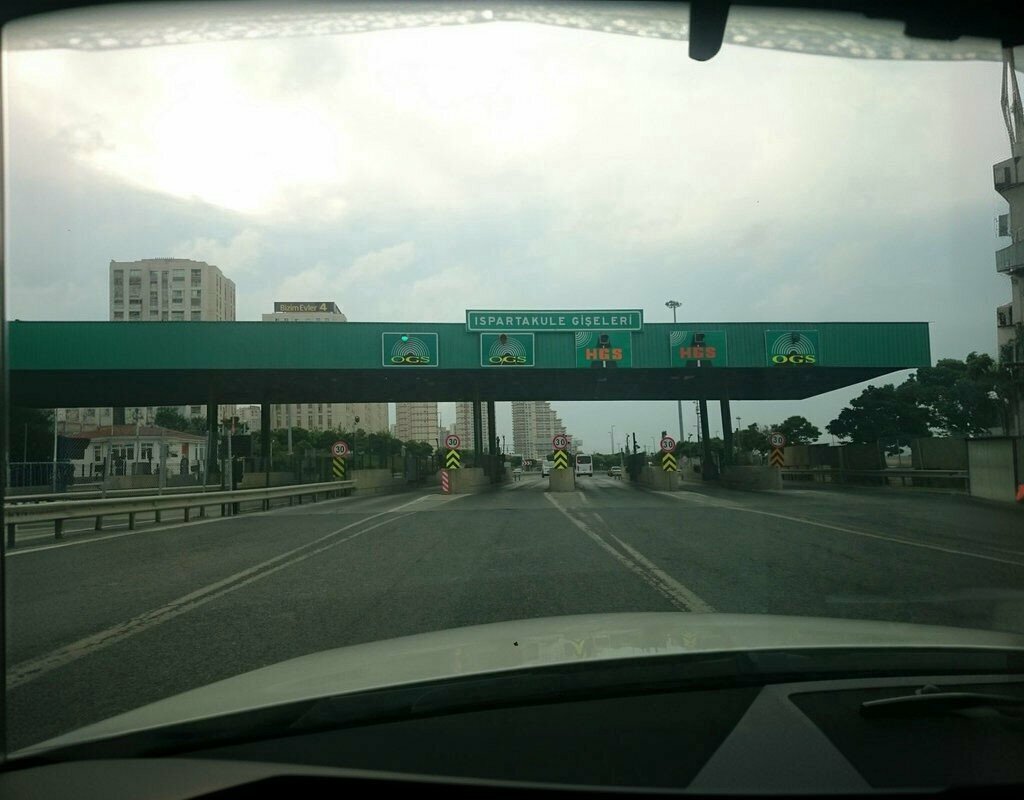 Otoban gişeleri Ispartakule Gişeleri, İstanbul, foto