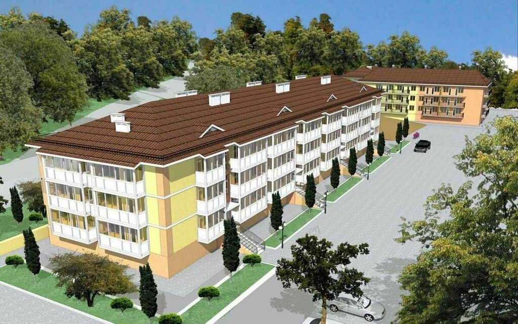 Konut blokları Калараша, Tuapse, foto