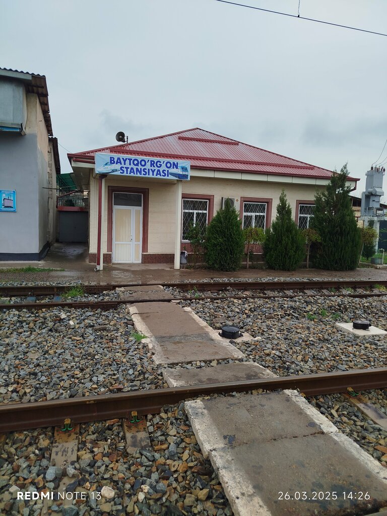 Tren istasyonu Akkavak İstasyonu, Taşkent eyaleti, foto