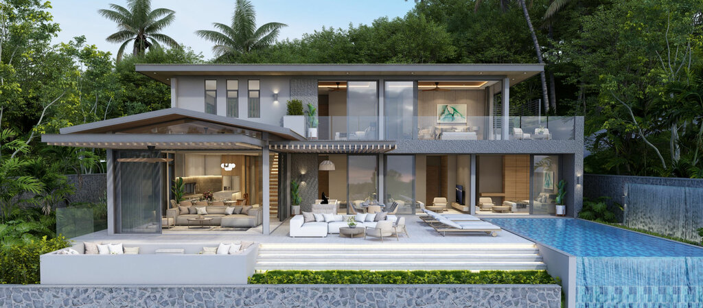 Konut blokları Sense 8 Seaview Villas, Samui, foto