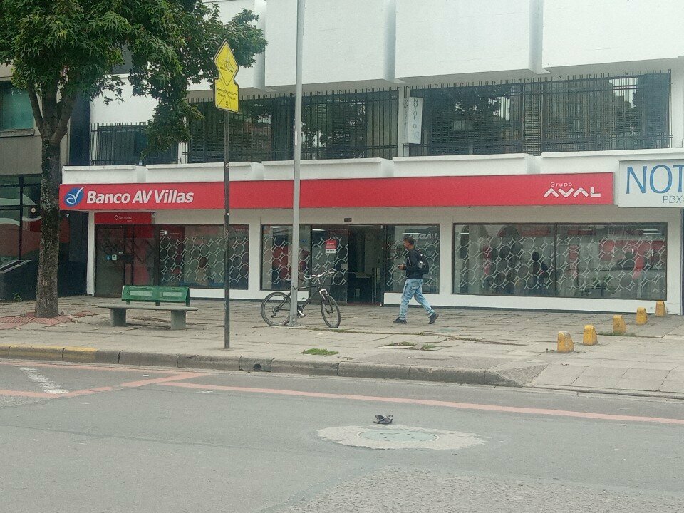 Banka Cajero Automático Red Aval, Bogota, foto