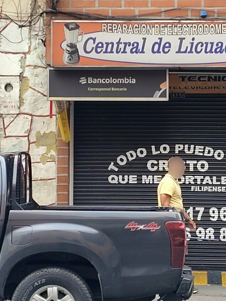 Para transferleri Bancolombia Correspondent, Medellin, foto