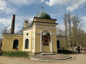 Церковь Пантелеимона Целителя (Gospitalnaya Street No:7/2Е, Pushkin), ortodoks kiliseleri  Puşkin'den