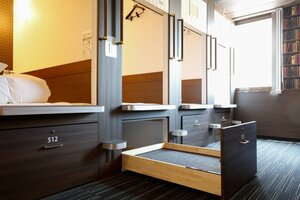 Sejour Inn Capsule (Hiroshima Prefecture, Hiroshima, Naka Ward), otel  Hiroşima'dan