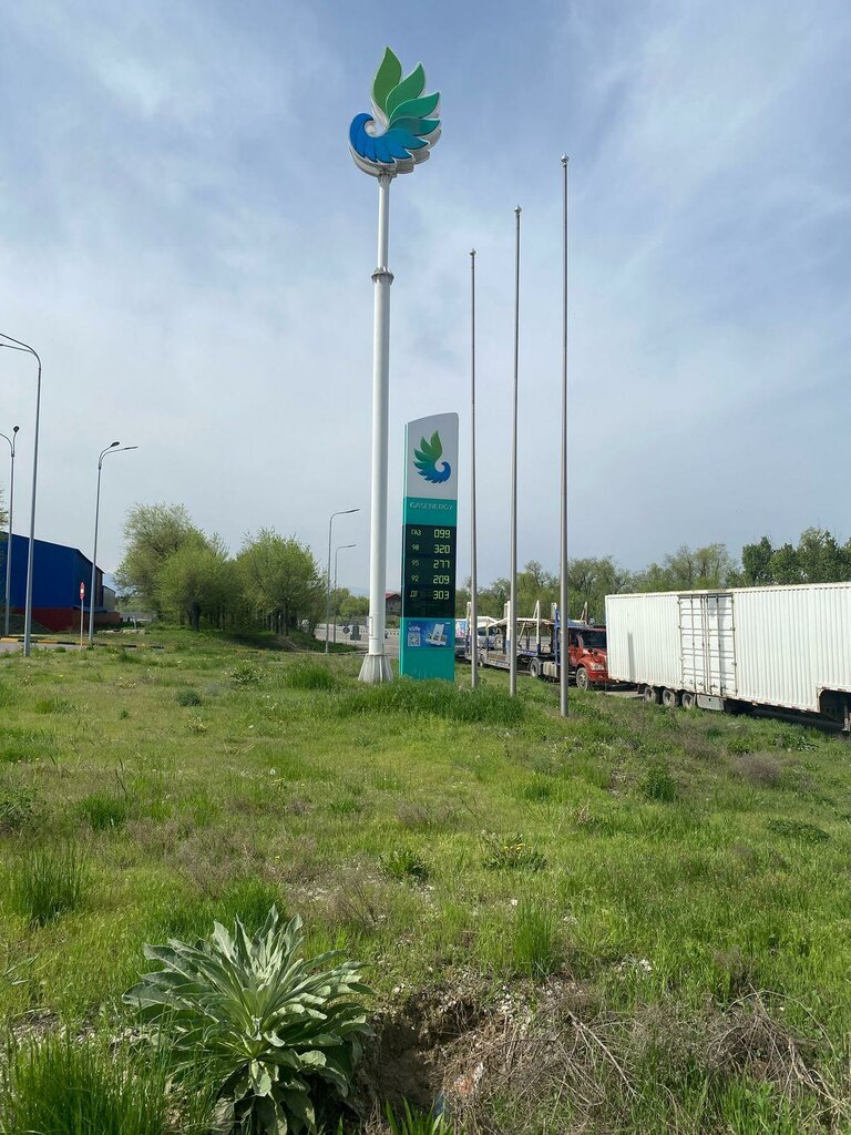 Benzin istasyonu Gasenergy, Almatı eyaleti, foto