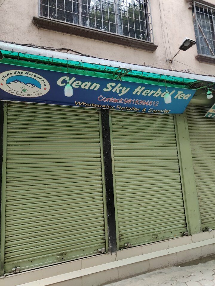 Çayevi Clean Sky Herbal Tea, Katmandu, foto
