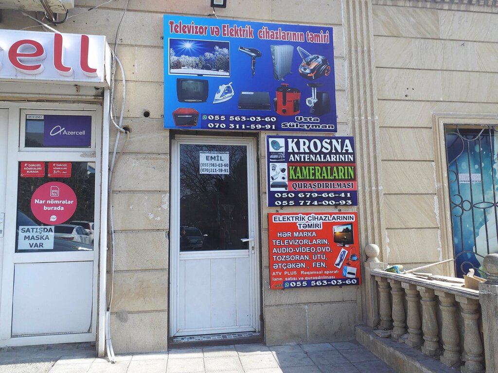 Elektrikli cihazların tamiri Meishet tekhnikasinin temiri, Bakü, foto