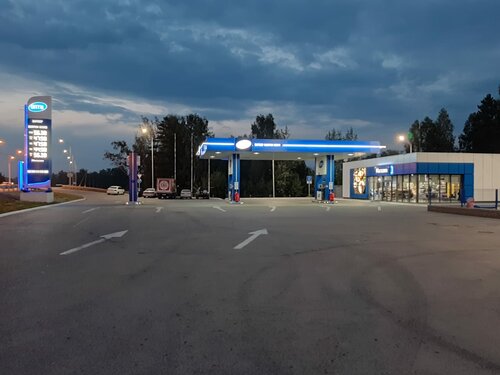 Benzin istasyonu Gazpromneft, Altayski krayı, foto