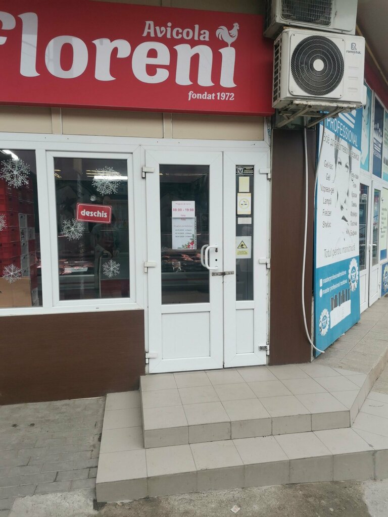 Kasap, şarküteri Avicola Floreni, Beltsi, foto
