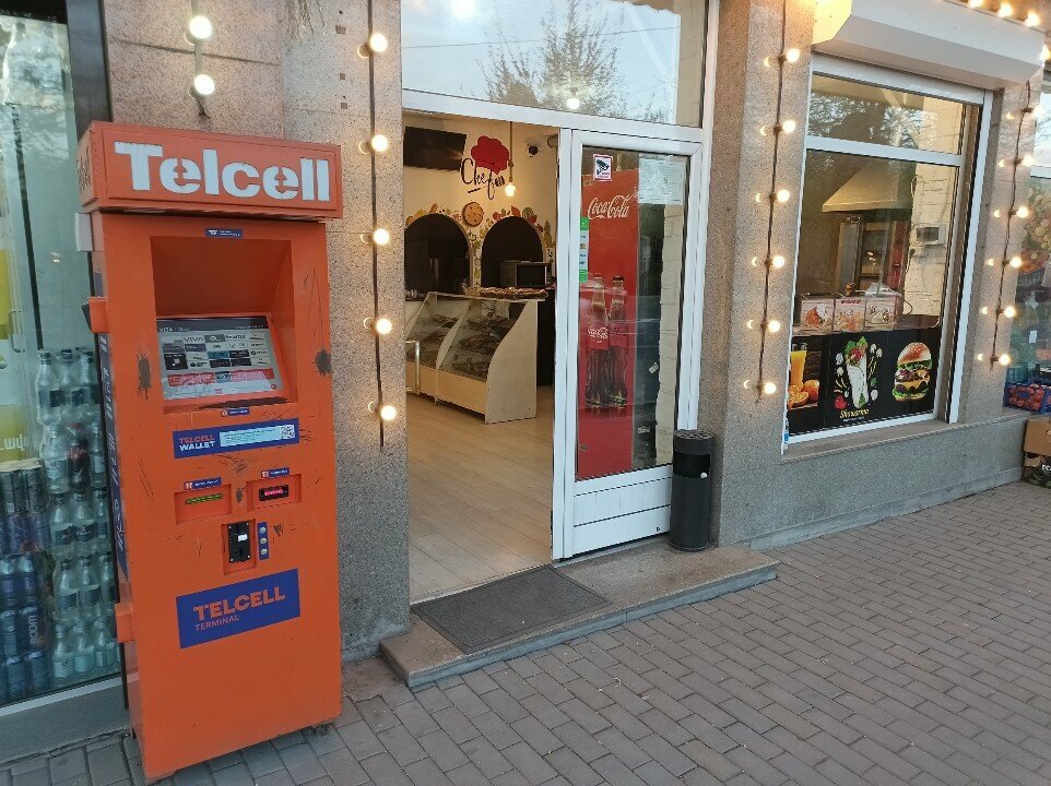Ödeme terminali Telcell, Erivan, foto
