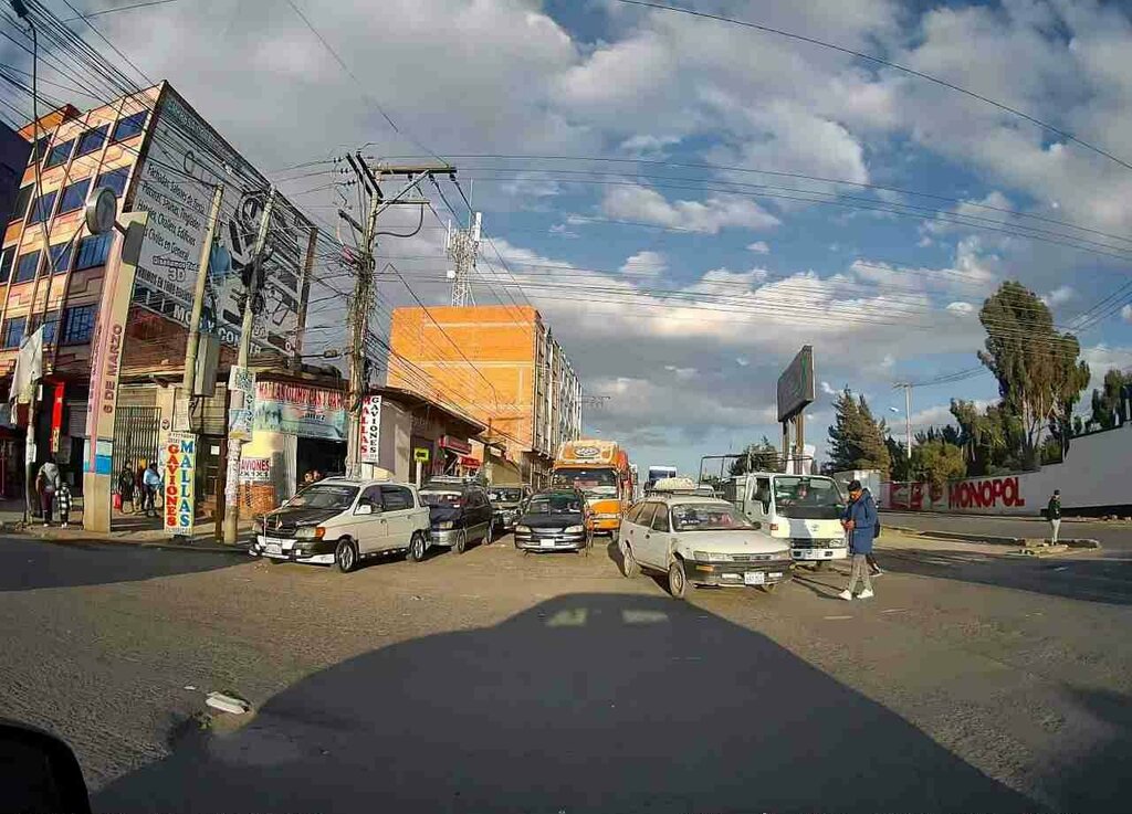 Çitler, parmaklıklar Vallas y barreras, El Alto, foto