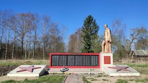 Мемориал Великой Отечественной войны (Vologda Region, Sheksninskiy rayon, selskoye poseleniye Zheleznodorozhnoye, derevnya Pacha), anıt, heykel  Vologodskaya oblastından