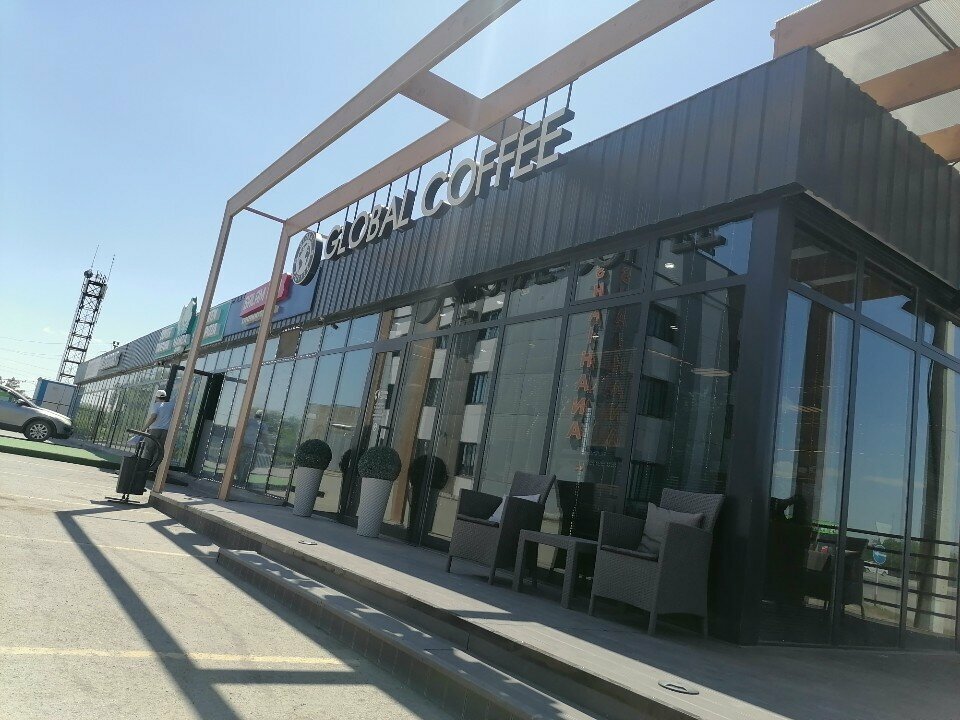 Al götür kahve Global Coffee, Aktöbe, foto