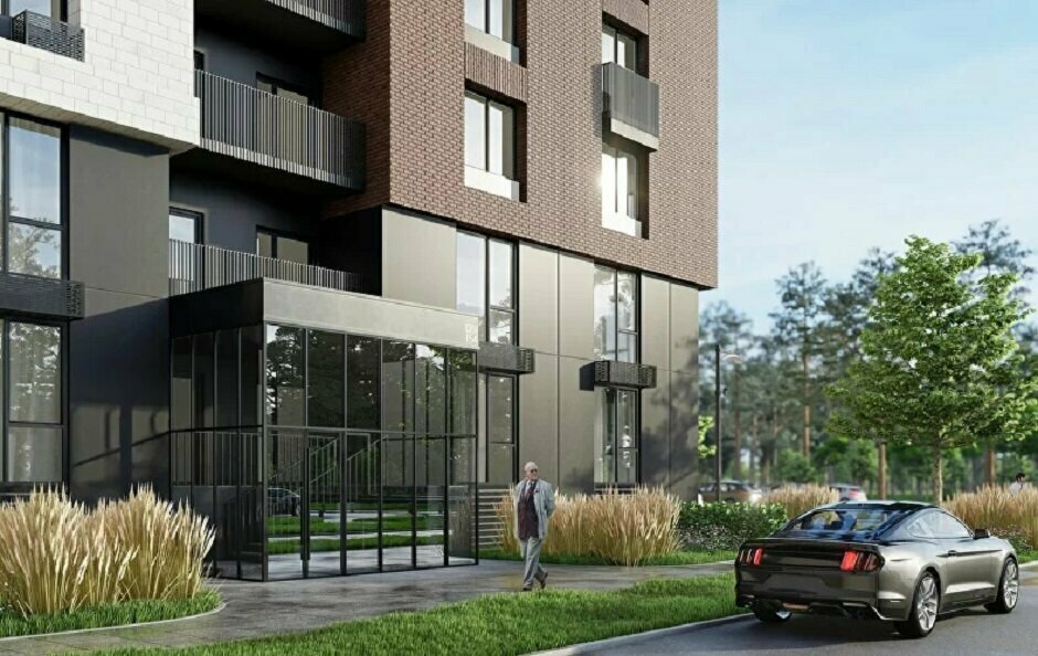 Konut blokları Шервуд, Barnaul, foto